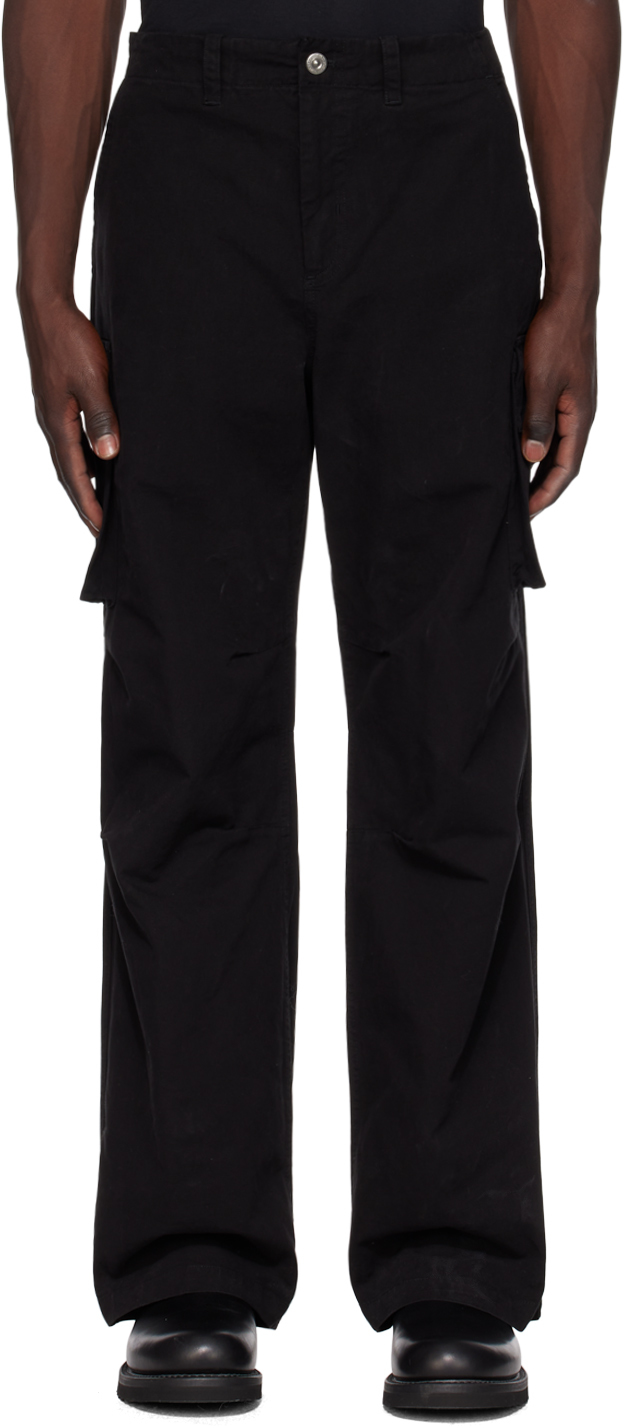 Our Legacy Black Mount Cargo Pants - Black Canvas | Editorialist